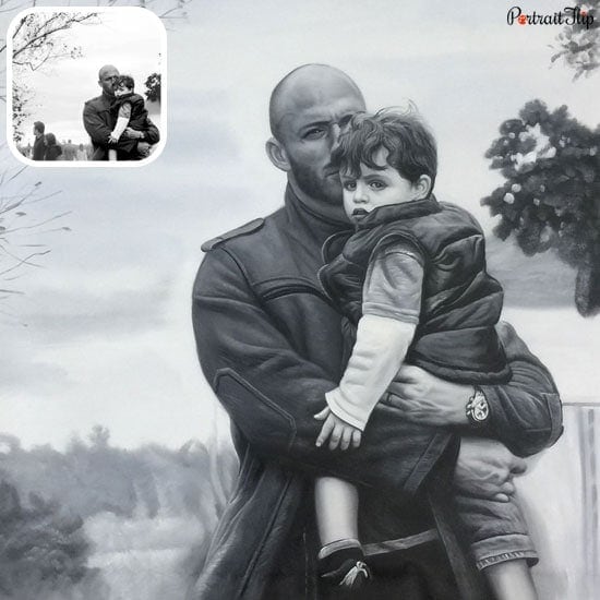 Father's Day Gifts | Father's Day Oil Paintings from Photos [Free Shipping]