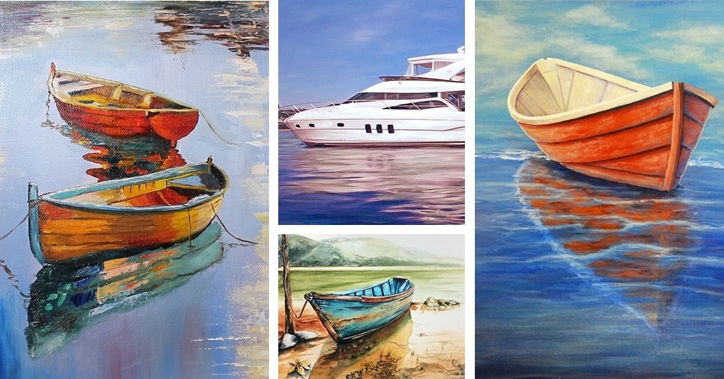 Boat Portraits | Boat Oil Paintings from Photos | [Free Shipping]