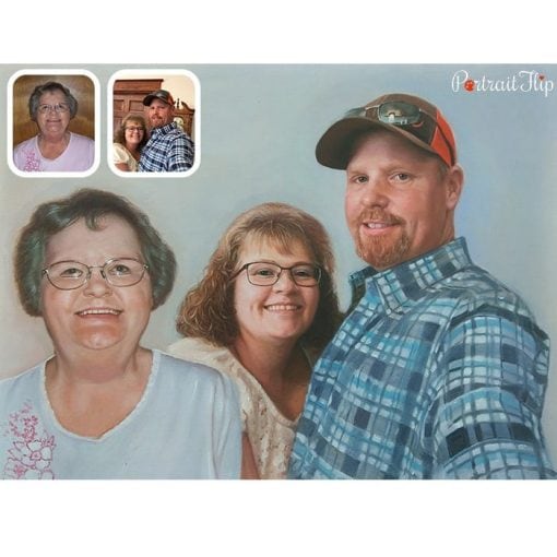 Merge Multiple Photos Into Custom Painting | Compilation Portraits