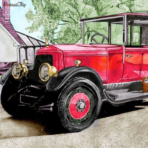 Custom Vehicle Portraits from your Photos | PortraitFlip