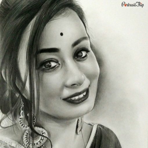 Human Charcoal Portraits | Photo to Charcoal Drawing [Free Shipping]