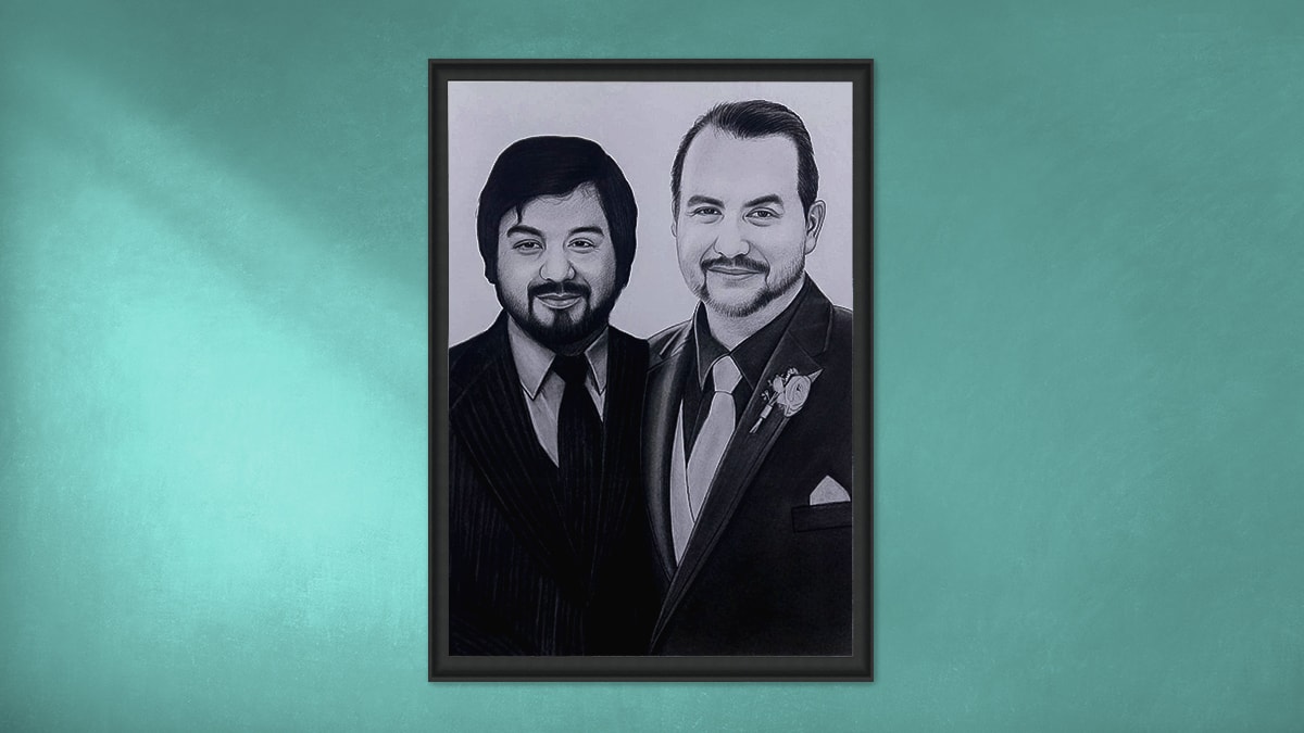Human Charcoal Portraits | Photo to Charcoal Drawing [Free Shipping]