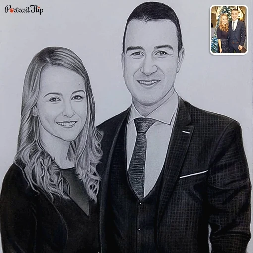 Human Charcoal Portraits | Photo to Charcoal Drawing [Free Shipping]
