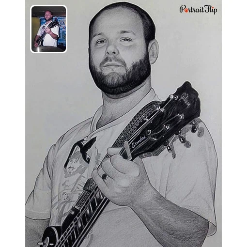 Human Charcoal Portraits | Photo to Charcoal Drawing [Free Shipping]