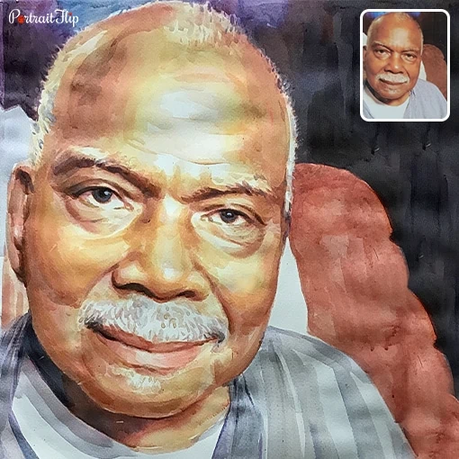 Bad Photos To Watercolor Portraits | Photo to Painting [Free Shipping]