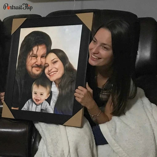 Turn Your Photo Into Custom Family Portrait | 100% Handmade