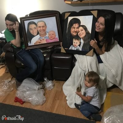 Merge Multiple Photos Into Custom Painting | Compilation Portraits