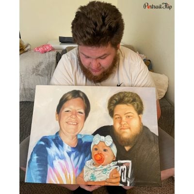Merge Multiple Photos Into Custom Painting | Compilation Portraits