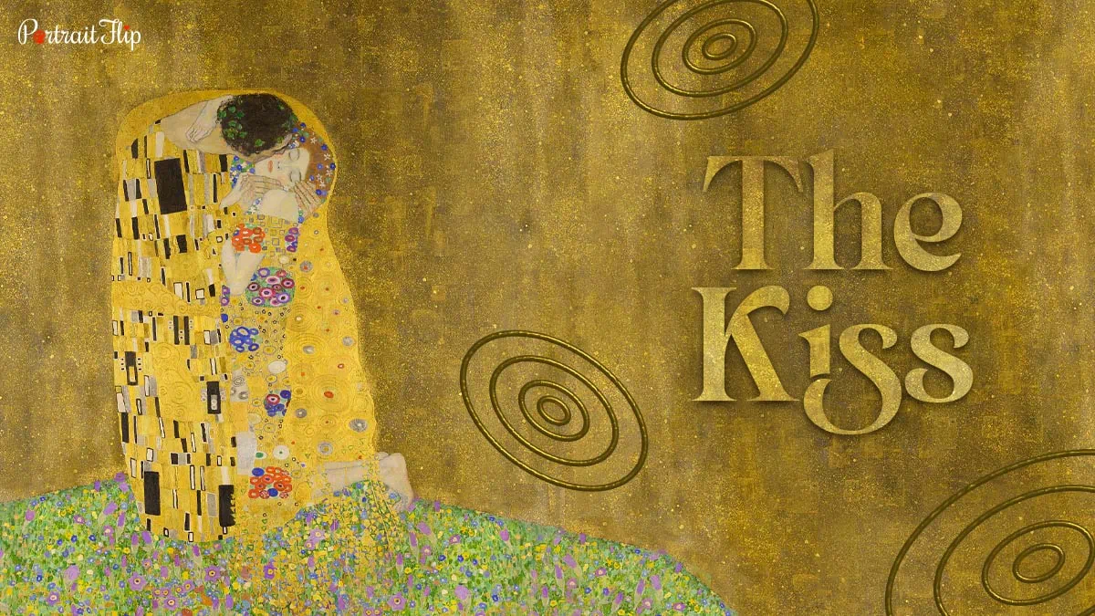 The Kiss Gustav Klimt Original Klimt Print, The Kiss Klimt Print,