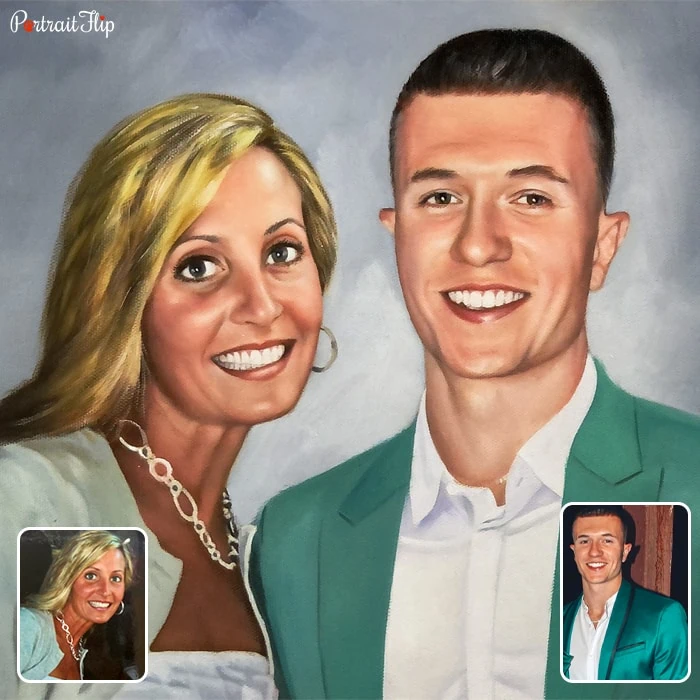 Anniversary Portraits By Real Artists | Couple Portrait From Photo