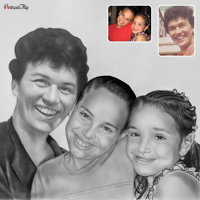 Merge Multiple Photos Into Custom Painting | Compilation Portraits