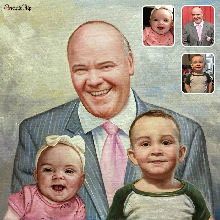 Get A Handmade Child Portrait From Photo | 100% Handmade