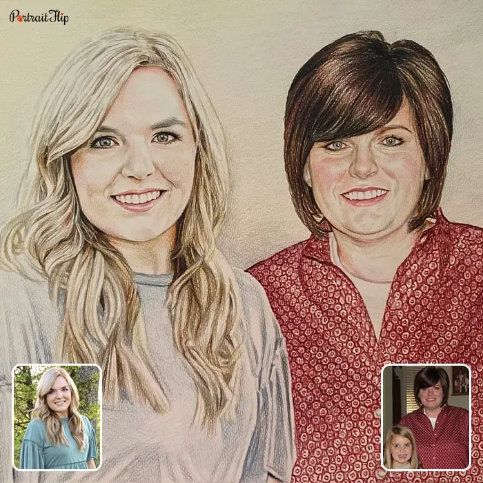 Turn Your Photo Into Custom Family Portrait | 100% Handmade