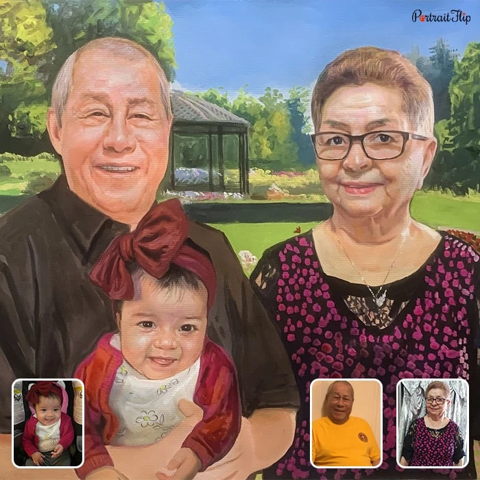 Turn Your Photo Into Custom Family Portrait | 100% Handmade