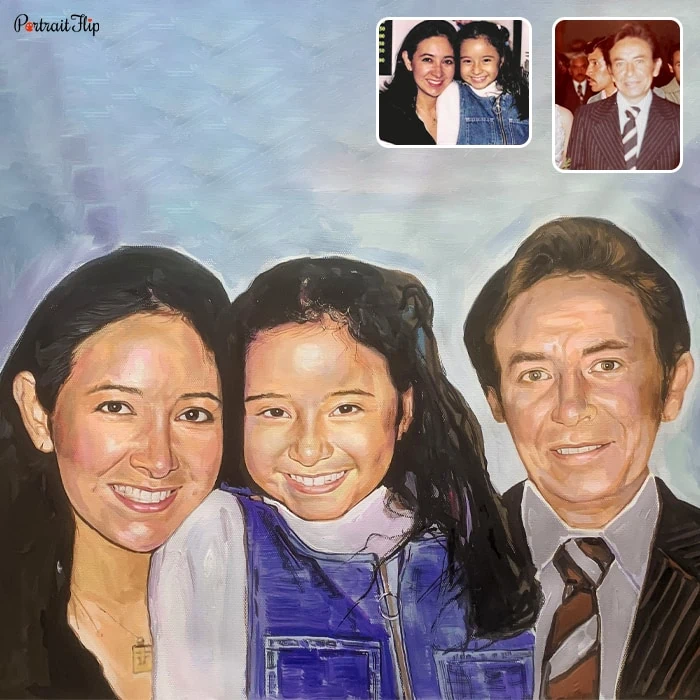 Turn Your Photo Into Custom Family Portrait | 100% Handmade