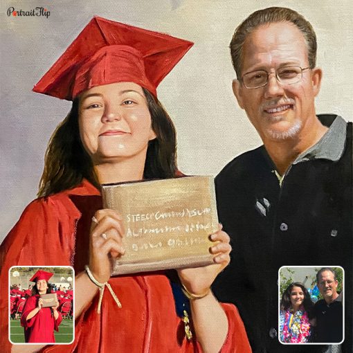 Say Con-Grads with A Graduation Painting | 100% Handmade