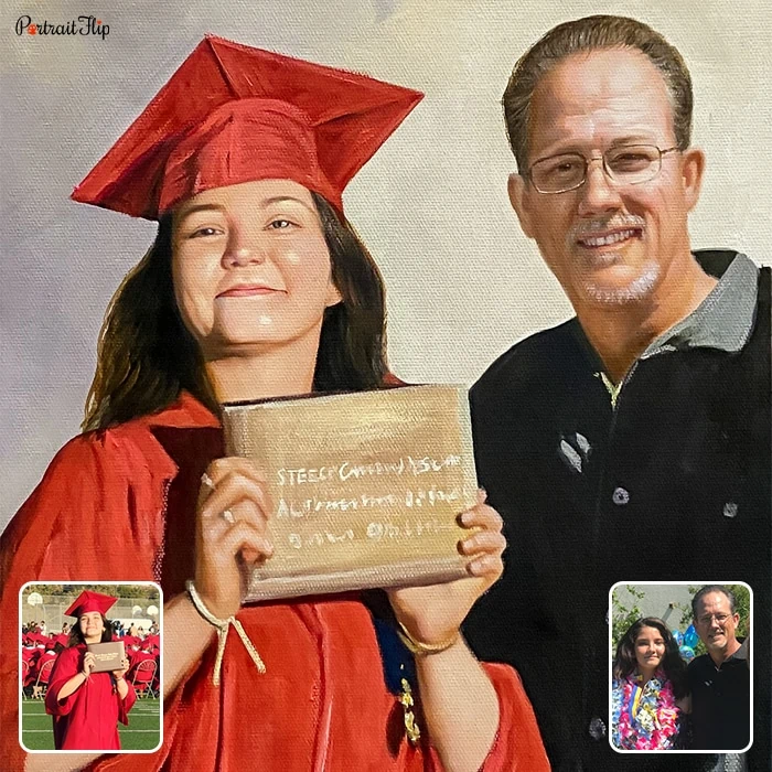 Say Con-Grads with A Graduation Painting | 100% Handmade