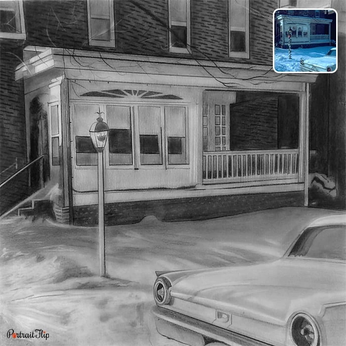 Get A House Portrait From Photos | PortraitFlip