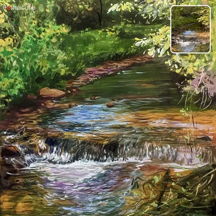 Landscape Portrait | Turn Photo Into Landscape Painting