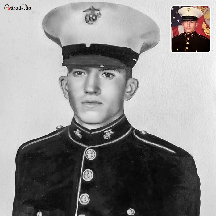 Memorial Paintings Of Lost Loved One With Family