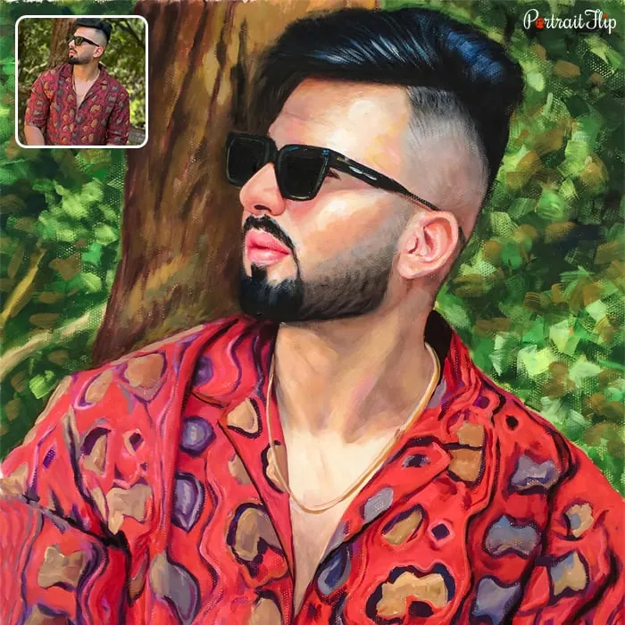 Memorial Paintings Of Lost Loved One With Family