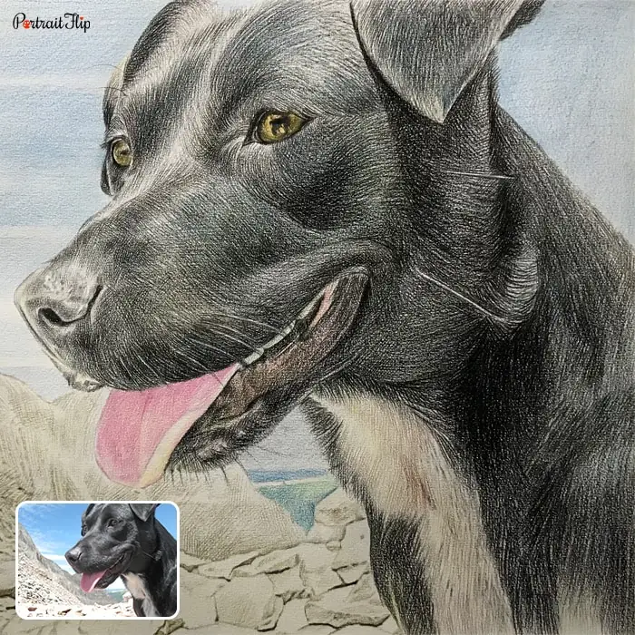 Memorial Paintings Of Lost Loved One With Family