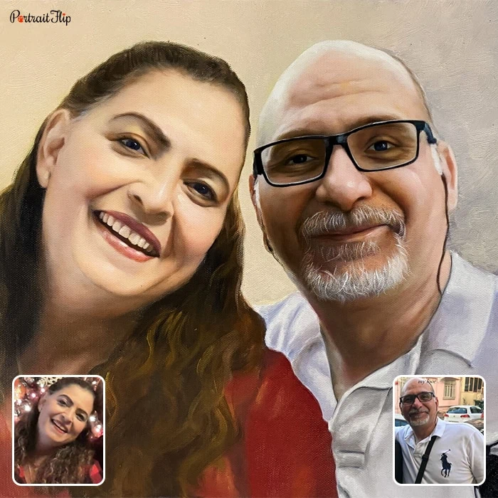 Memorial Paintings Of Lost Loved One With Family