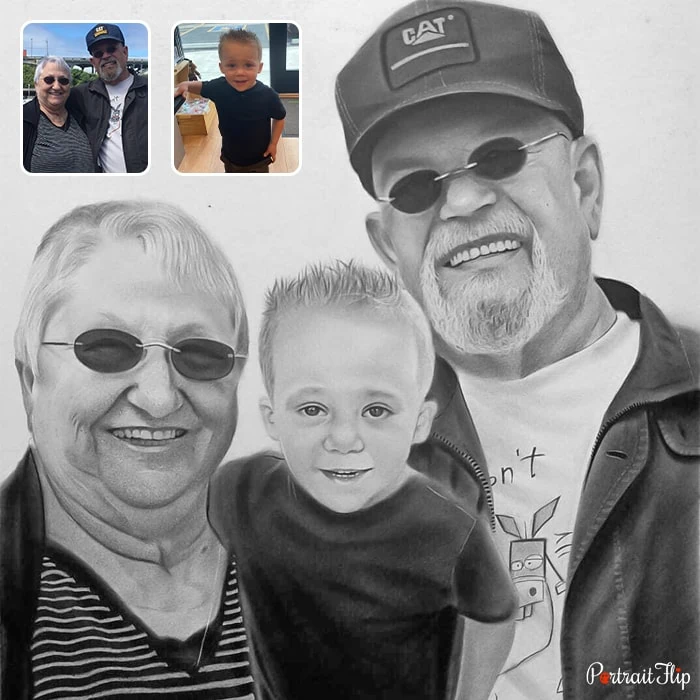 Merge Multiple Photos Into Custom Painting | Compilation Portraits