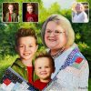Merge Multiple Photos Into Custom Painting | Compilation Portraits