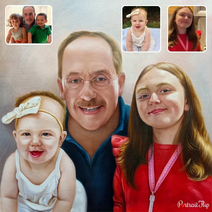 Merge Multiple Photos Into Custom Painting | Compilation Portraits