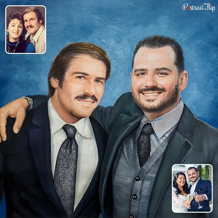 Merge Multiple Photos Into Custom Painting | Compilation Portraits