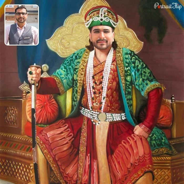 100% Custom Royal Portraits: Regal Painting By Real Artists