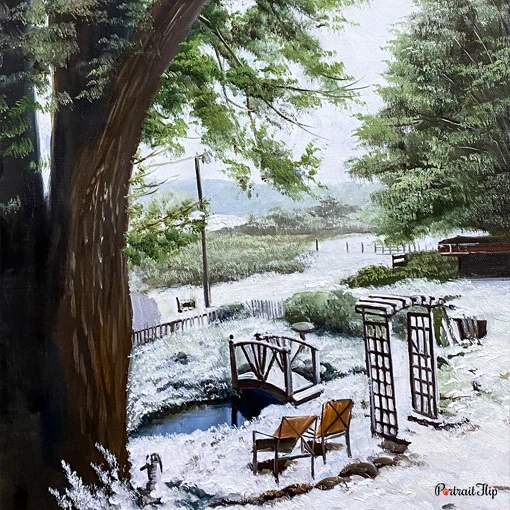 Landscape Portrait | Turn Photo Into Landscape Painting