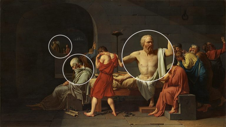 The Death Of Socrates Painting: Observation and Analysis