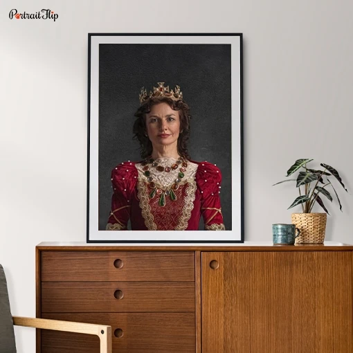 Custom Queen Royal Portrait from Photos | 100% Hand Painted