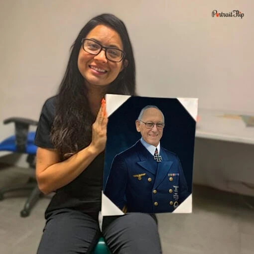 Royal Human Portraits For Him | The Commander [Free Shipping]