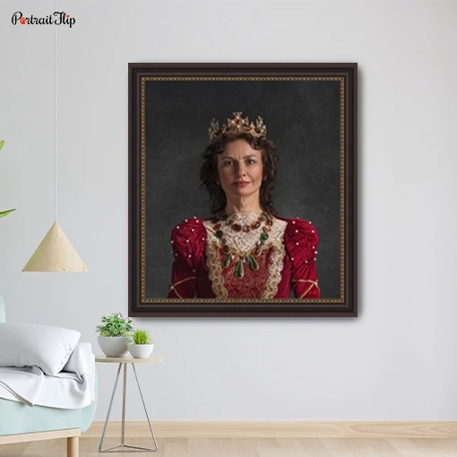 Custom Queen Royal Portrait from Photos | 100% Hand Painted