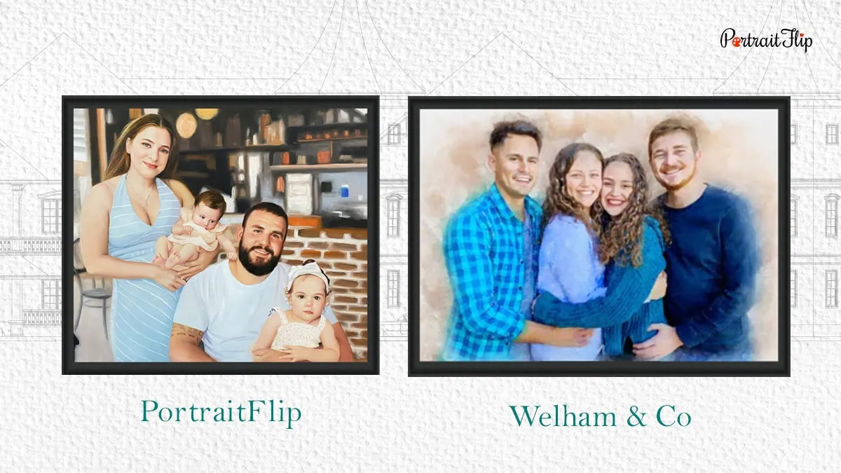 PortraitFlip vs Welham & Co: Choosing A Custom House Portrait