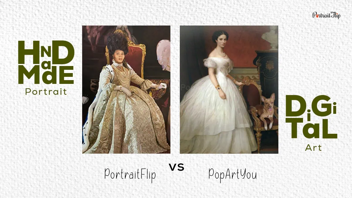 PortraitFlip vs PopArtYou: Digital or Handmade Portraits?