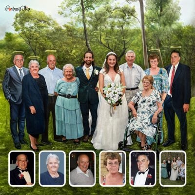 Merge Multiple Photos Into One Painting | Compilation Portraits