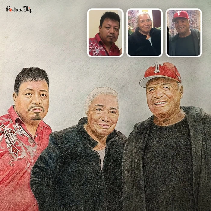 Merge Multiple Photos Into Custom Painting | Compilation Portraits