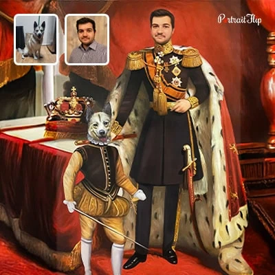 100% Custom Royal Portraits: Regal Painting By Real Artists