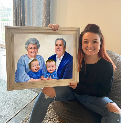 PortraitFlip: Custom Hand-Painted Portraits From Photos